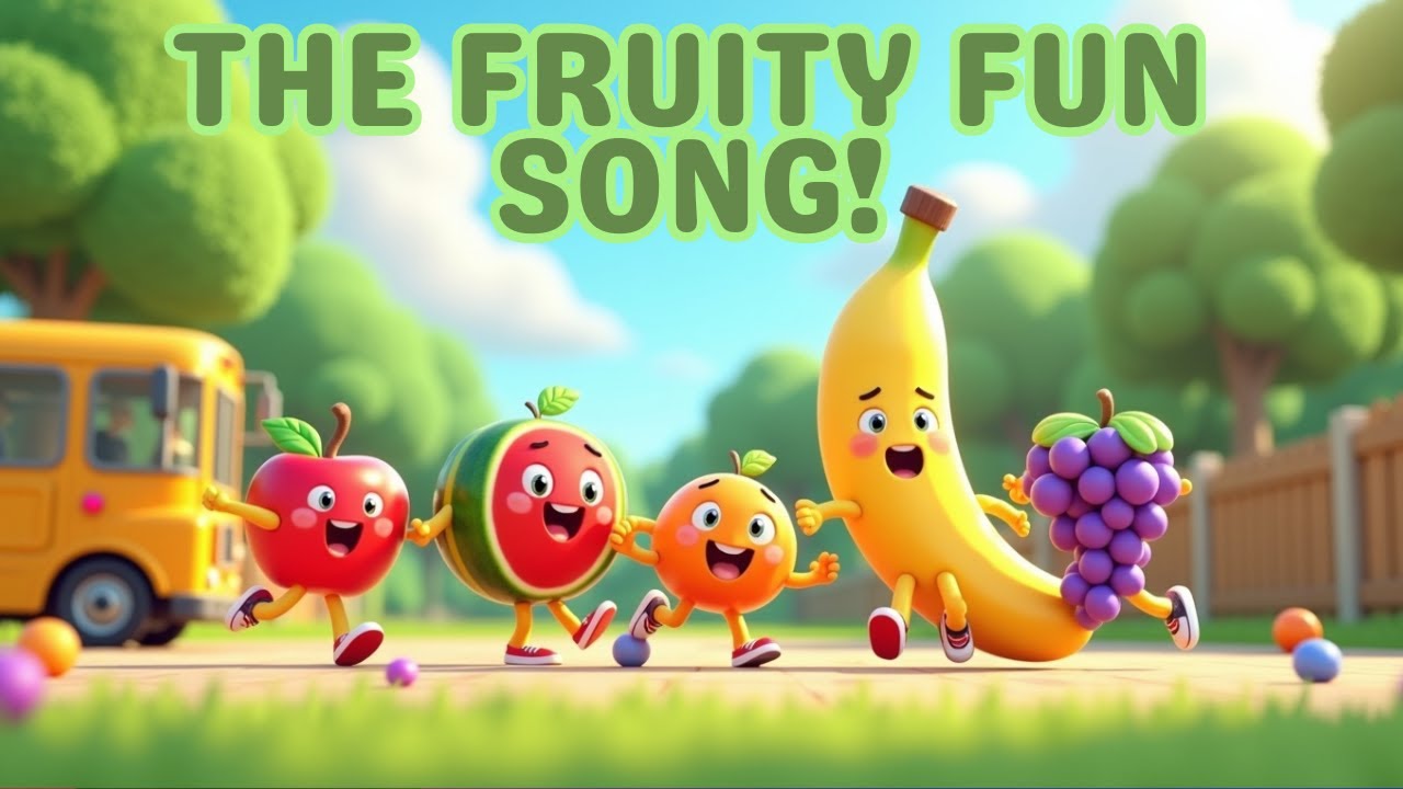 Fruity Fun song | Animated song for kids to teach them the health ...