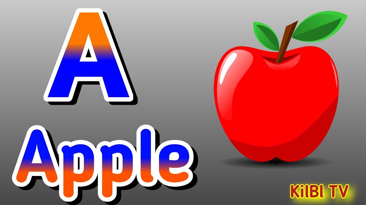 Phonics Song with TWO Words - A For Apple - ABC Alphabet Songs with ...