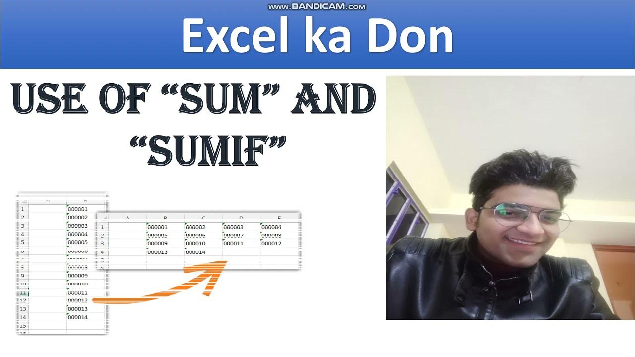 "SUM" & "SUMIF" Use in excel in hindi | Sumif ka use Excel me kaise kare - YouTube