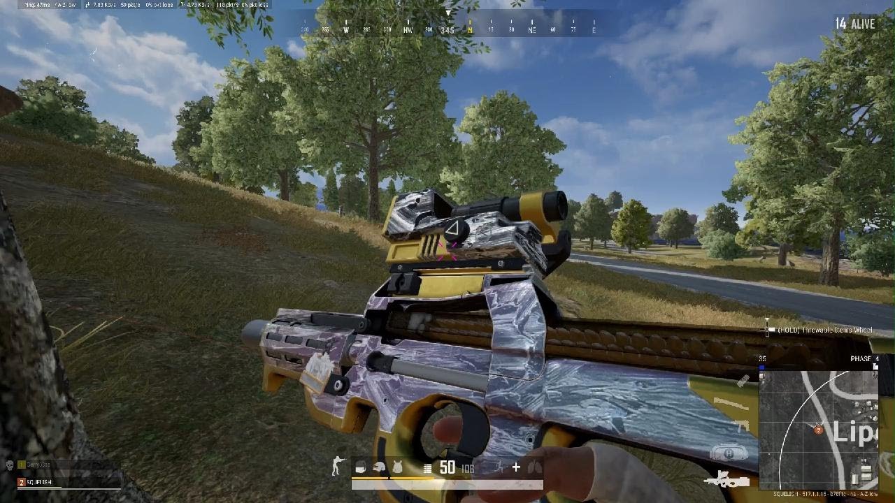 PUBG P90 Takes Out A Squad Of Four In Casual - YouTube