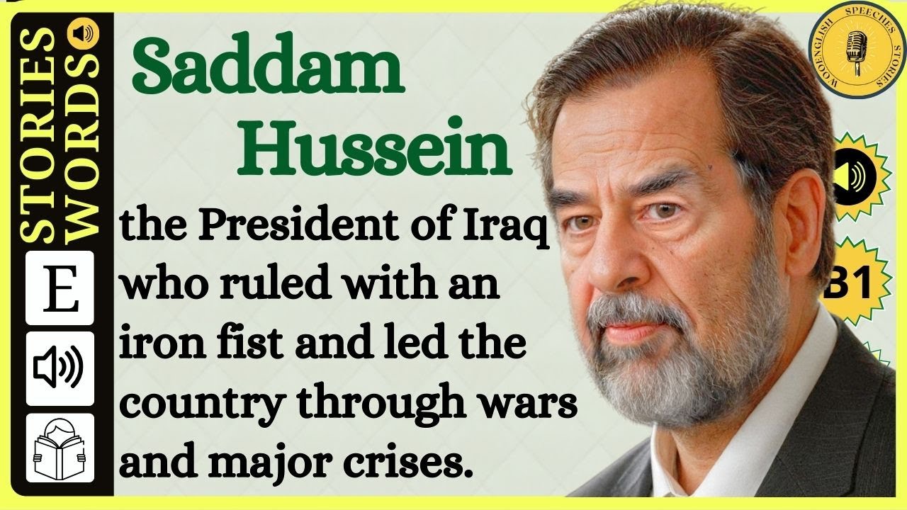 Saddam Hussein || Learn English Through Story ||Graded Reader |English ...