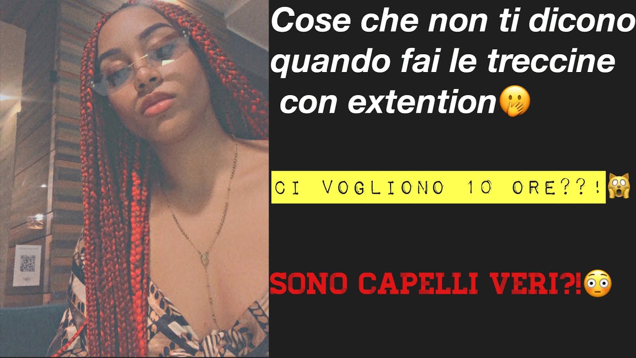 Fare le treccine africane con extension- TUTORIAL pt.2 - YouTube
