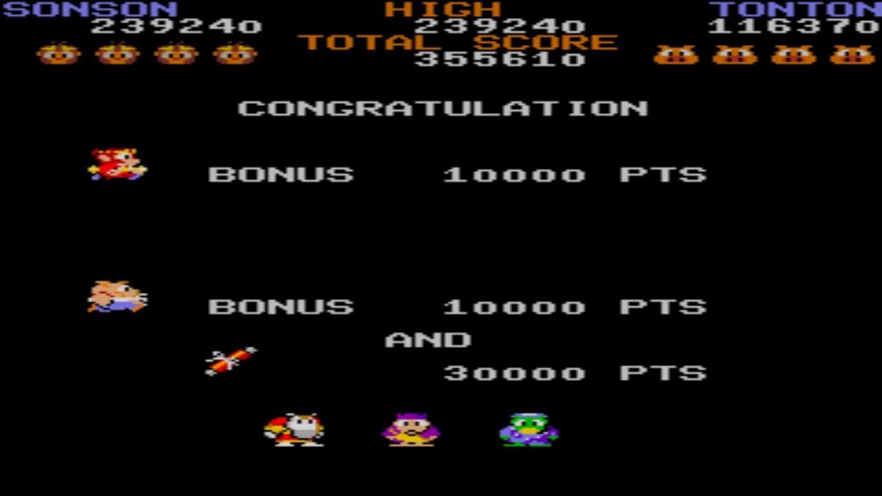 SonSon (Arcade) (Full Game) - YouTube