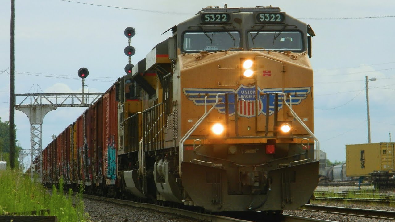 NB Union Pacific Manifest passes through Dupo IL on the Chester Sub 7 ...