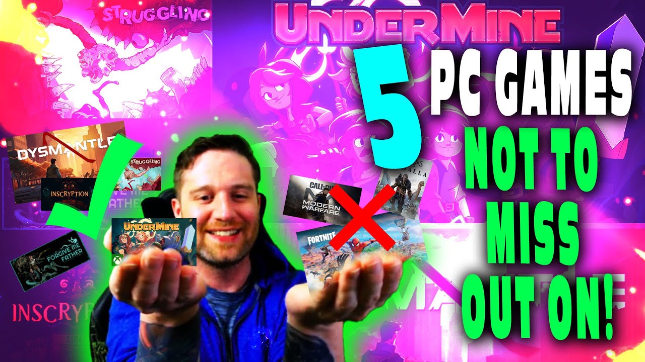 Top 5 PC Games To Not Miss - YouTube