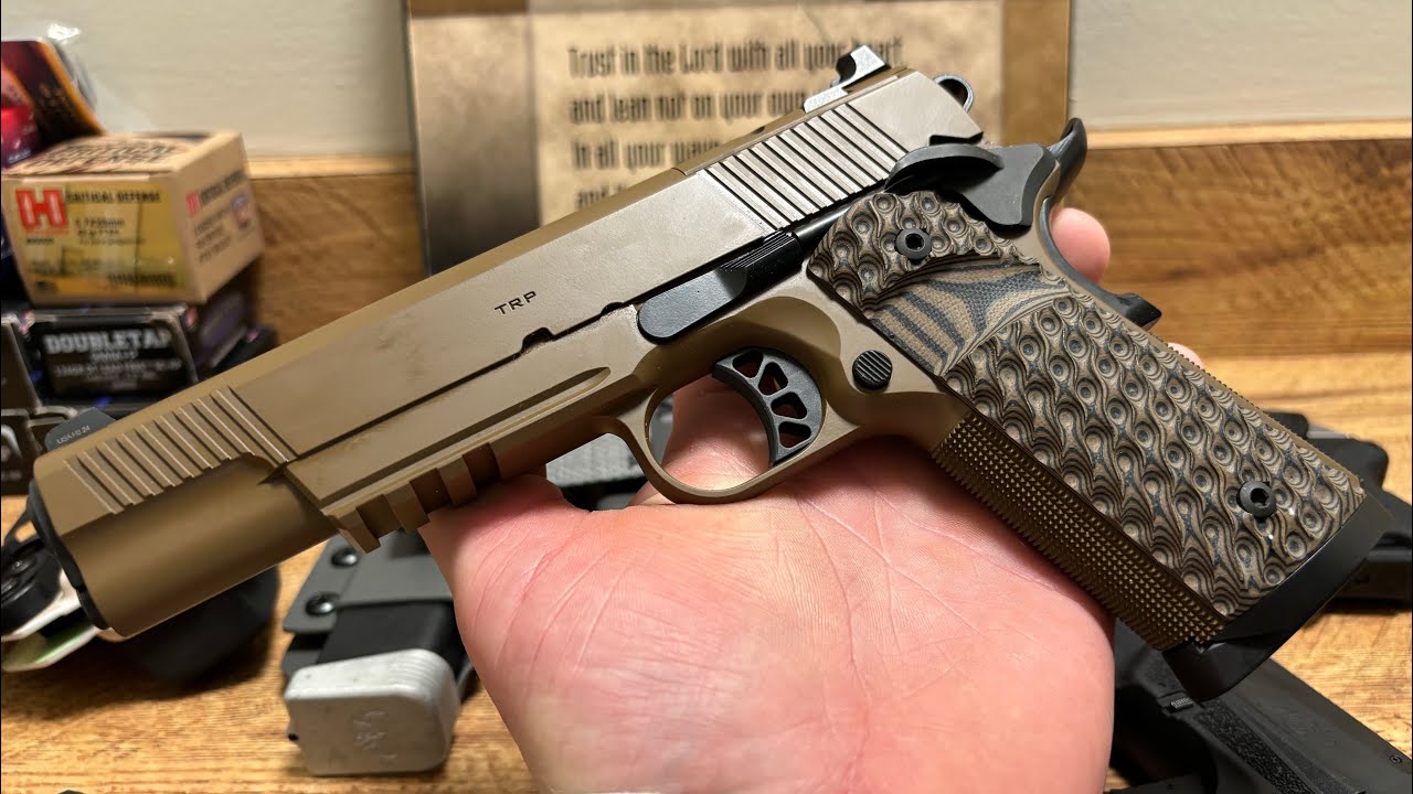 Springfield Armory TRP AOS .45 ACP - Flawless Looking Range Toy - YouTube