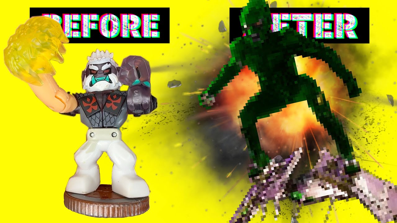 Custom Akedo Warriors How To Make Green Goblin On His Glider With ...