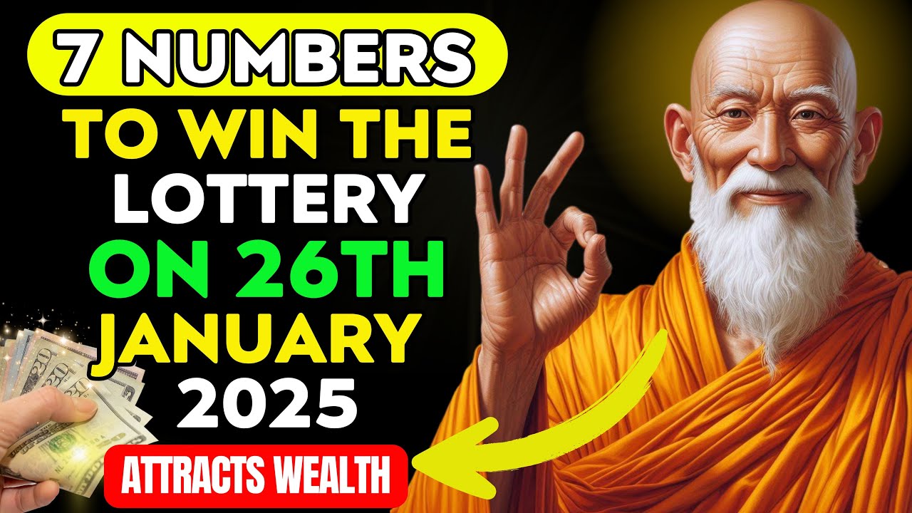 Lucky Numbers: 7 NUMBERS to WIN LOTTERY & Attract Money On Sunday 26th ...