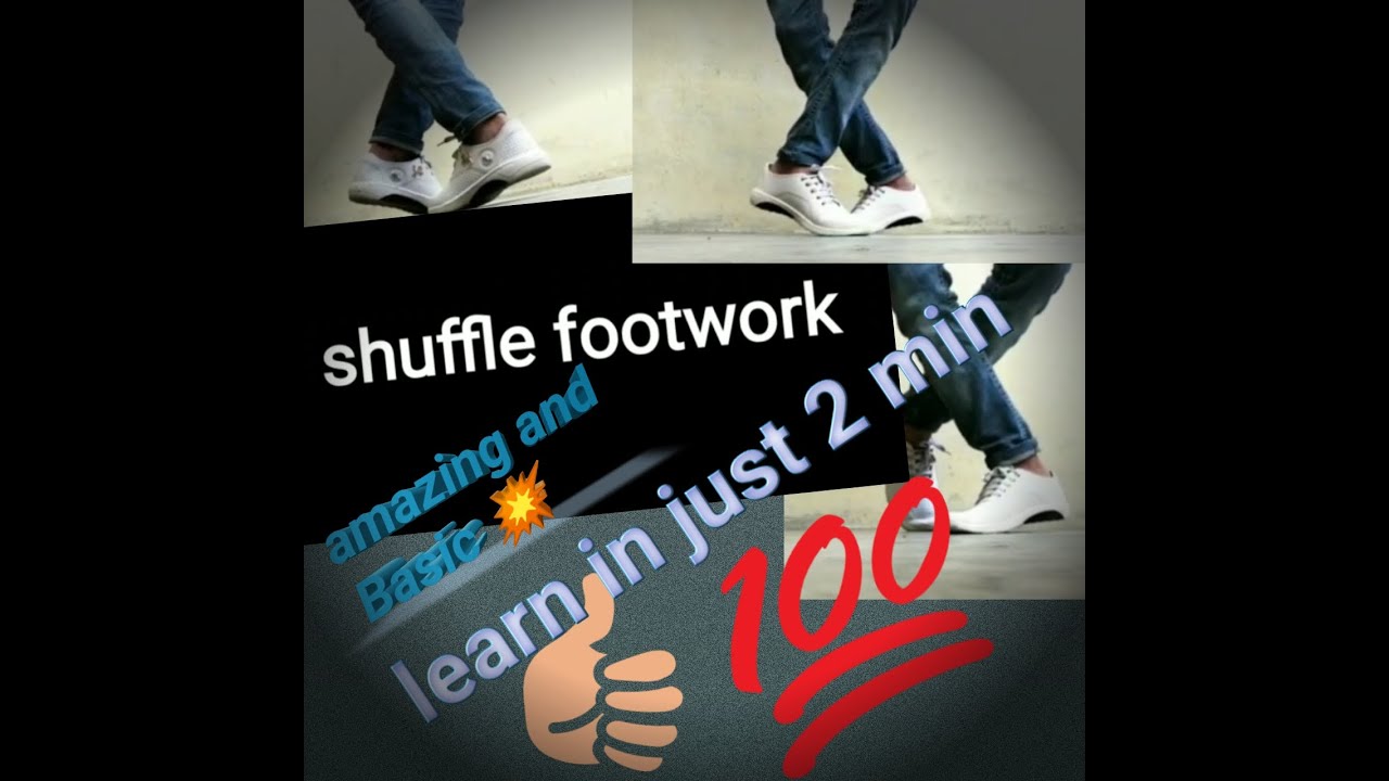 Learn amazing and Basic shuffle footwork in 2 min - YouTube