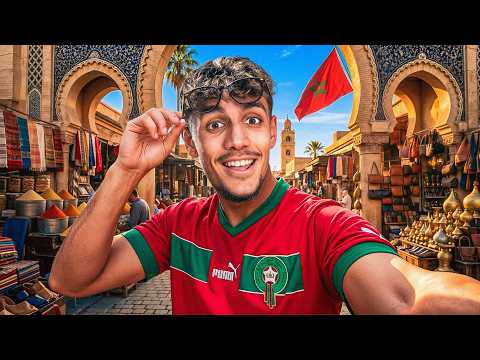J'AI VISITÉ LE MARCHÉ DE MARRAKECH EN LIVE (C'était hilarant)