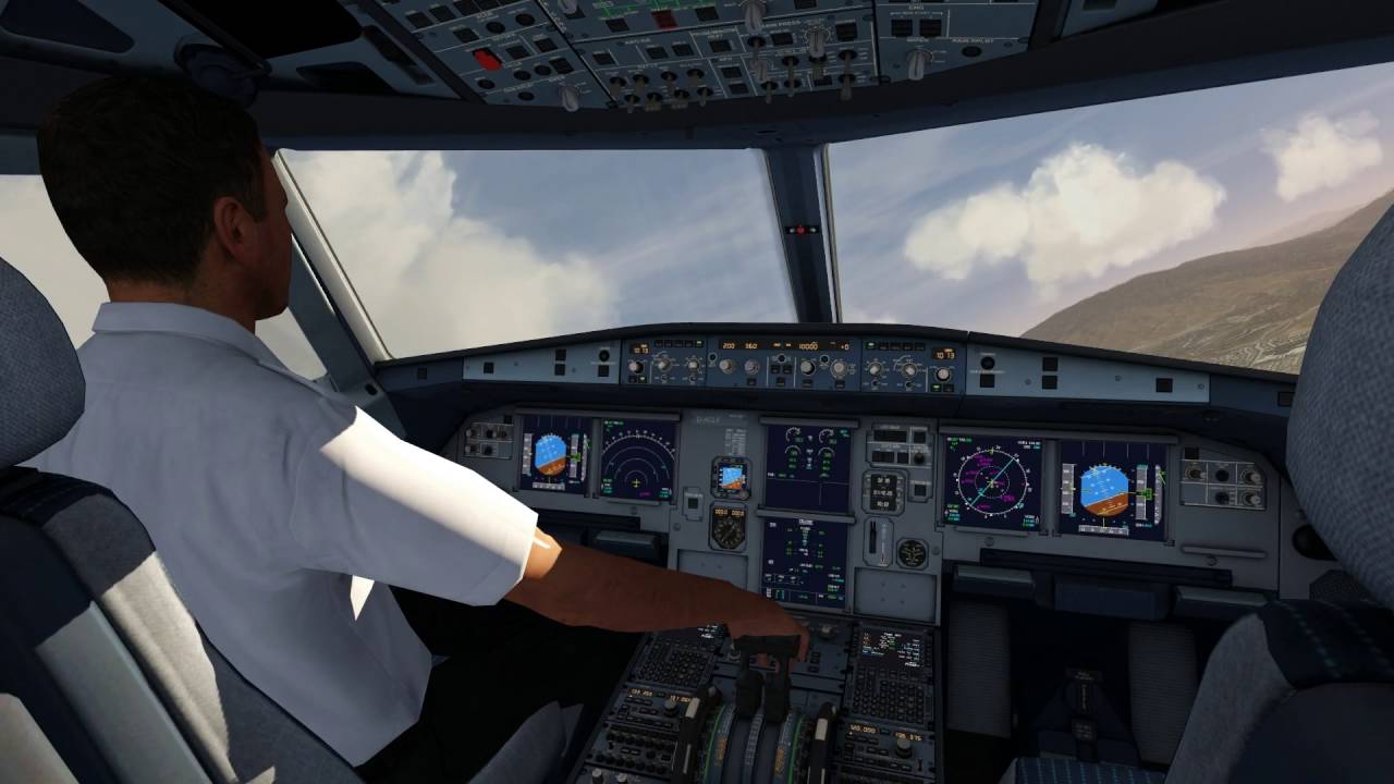 Awesome Cockpit A320 take off [Aerofly FS 2] - YouTube