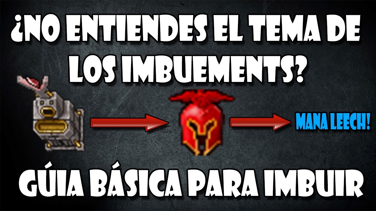 Guía básica para imbuir/encantar - Tibia #IMBUEMENTS - YouTube