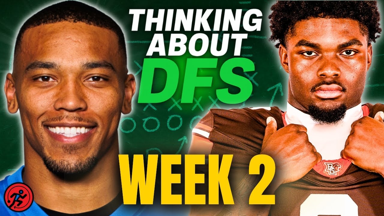 NFL DFS Week 2 Picks & Game-by-Game Preview | Thinking About DFS - YouTube