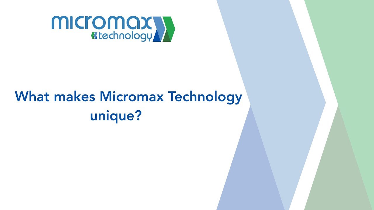 What makes Micromax Technology unique? - YouTube