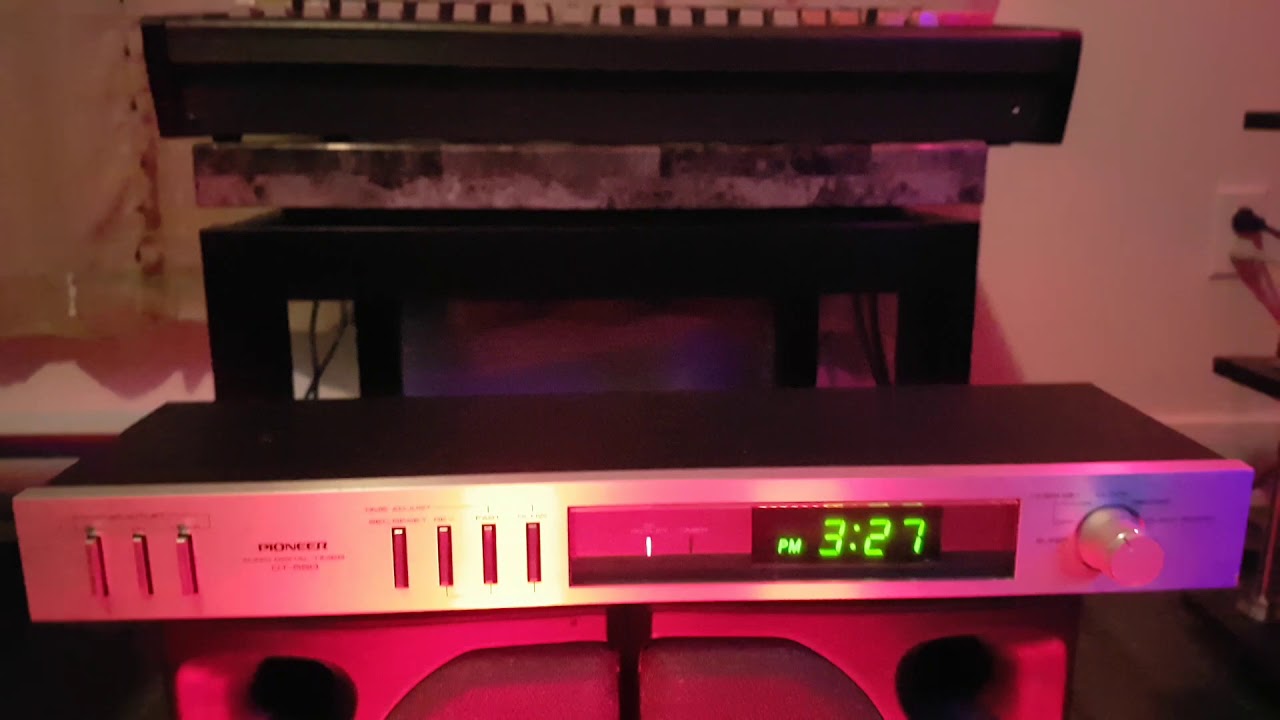 Pioneer audio digital timer DT-550 vintage audio crazy Eugène - YouTube