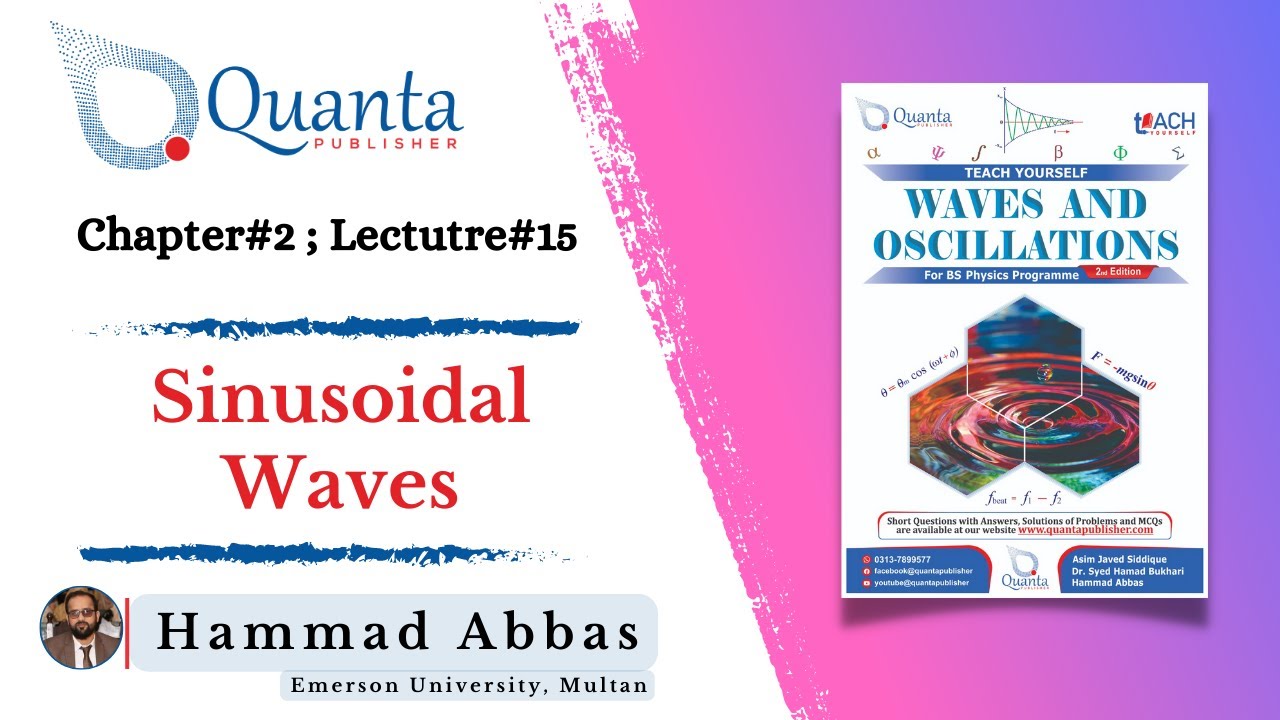 Sinusoidal Waves | Waves & Oscillations | BS Physics - YouTube