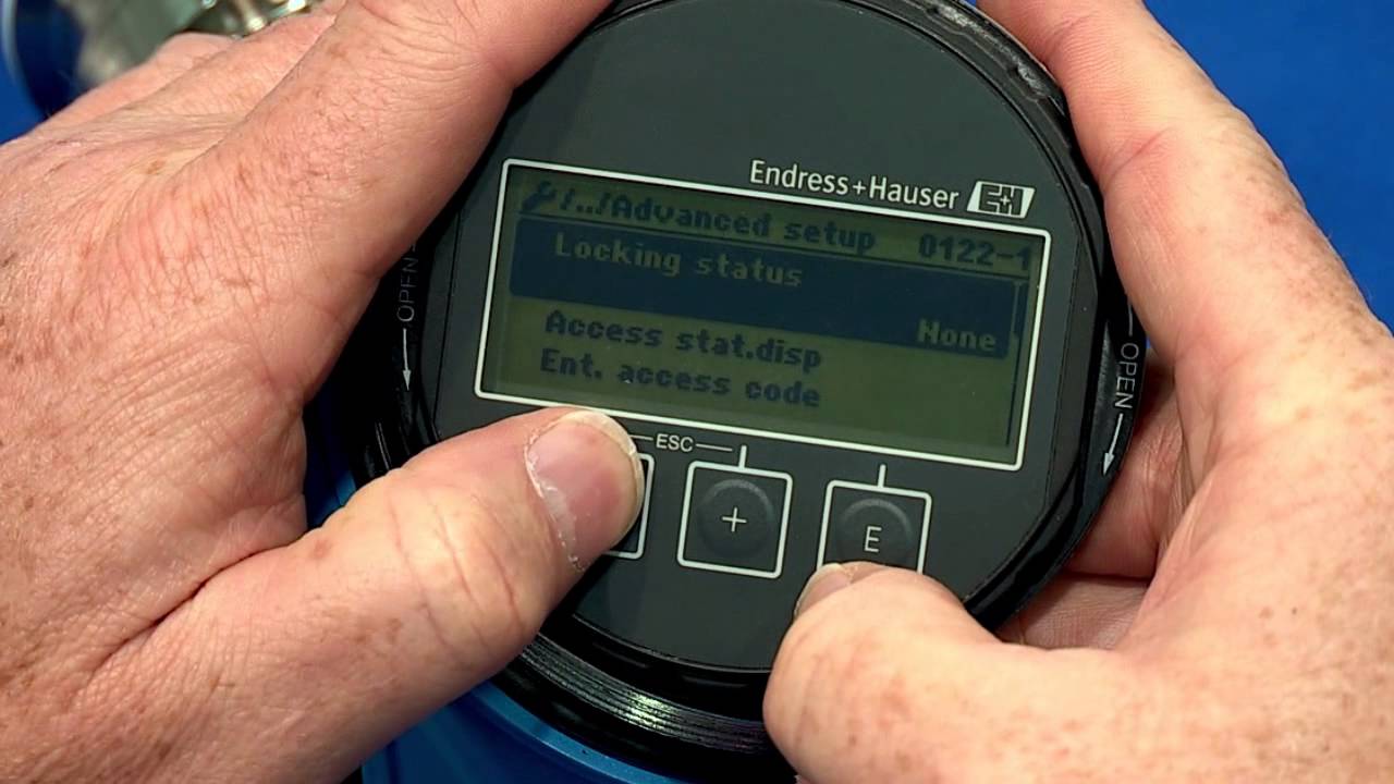 Configuration backup to display with Levelflex FMP5x - YouTube