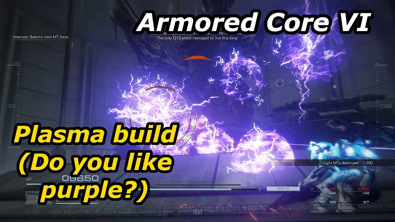 Armored Core 6 Plasma build Intercept the Redguns S Rank - YouTube