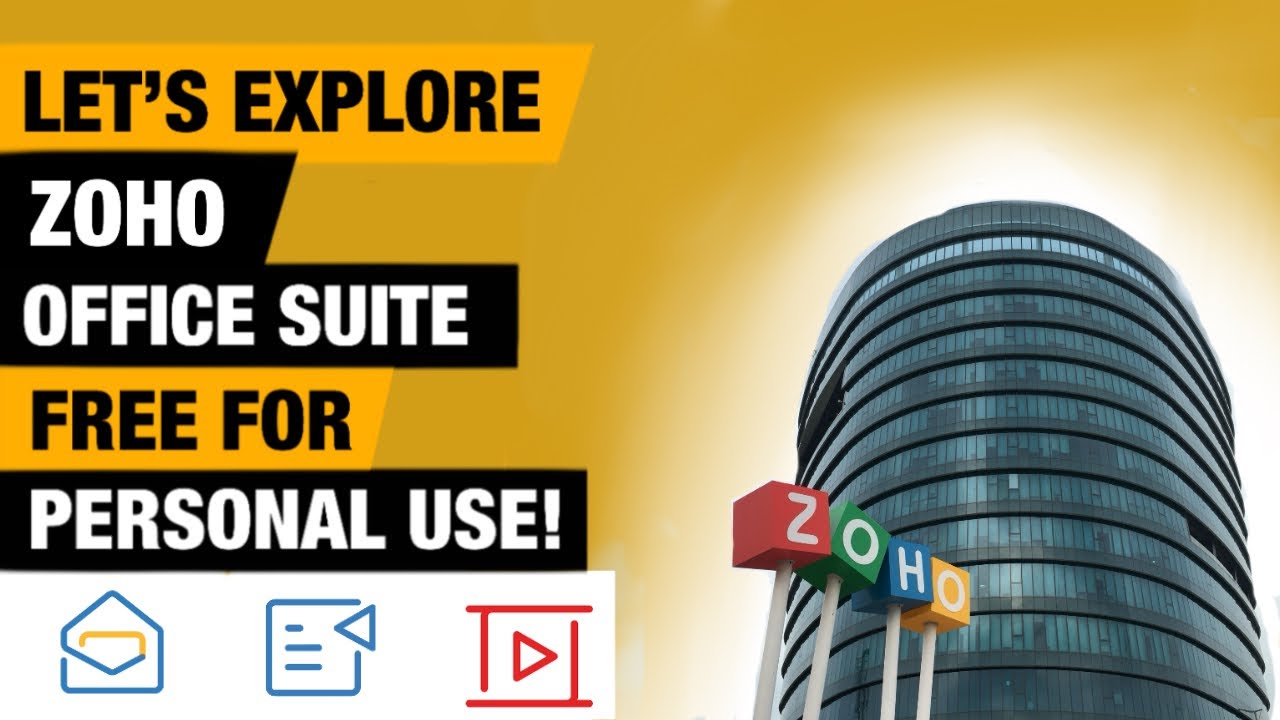 Zoho Office Suite Overview (Show, Writer, Sheet, Mail & More) | Free ...