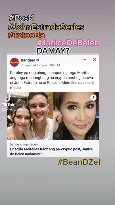 #Post1 #JohnEstradaSeries #TotooBa #JaniceDeBelen DAMAY? #Chizmax # ... #Post1 #JohnEstradaSeries #TotooBa #JaniceDeBelen DAMAY? #Chizmax # ...