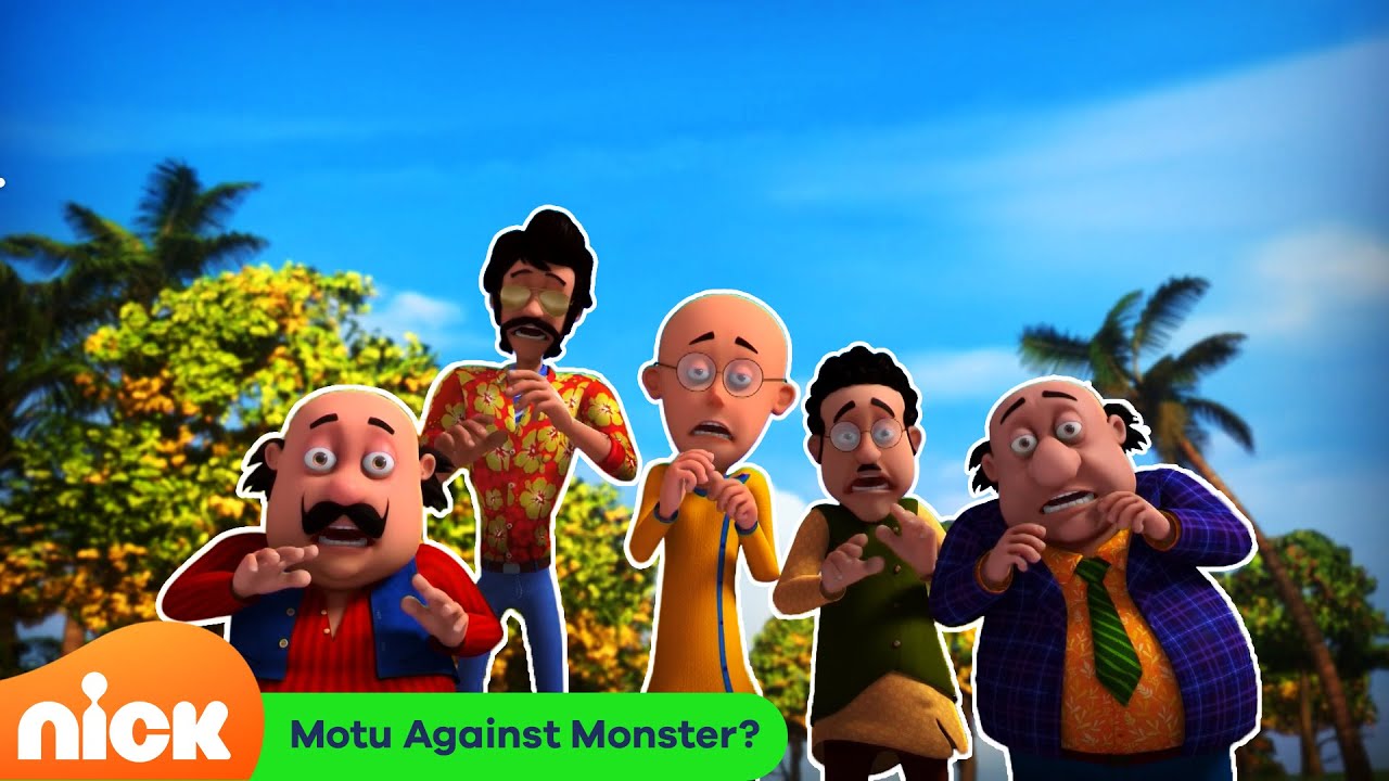 Motu challenges a scary monster! | Watch Motu Patlu on Nick! - YouTube