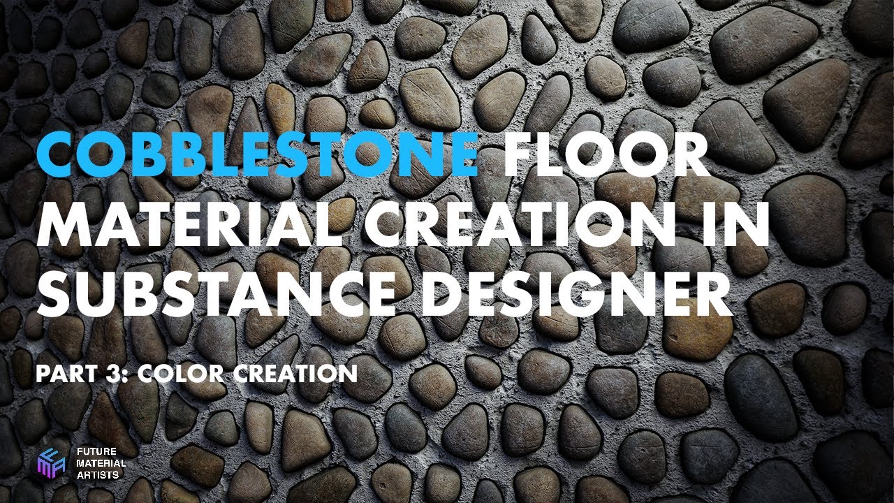 Cobblestone Floor in Substance Designer: Part 3 Stone Base Color - YouTube