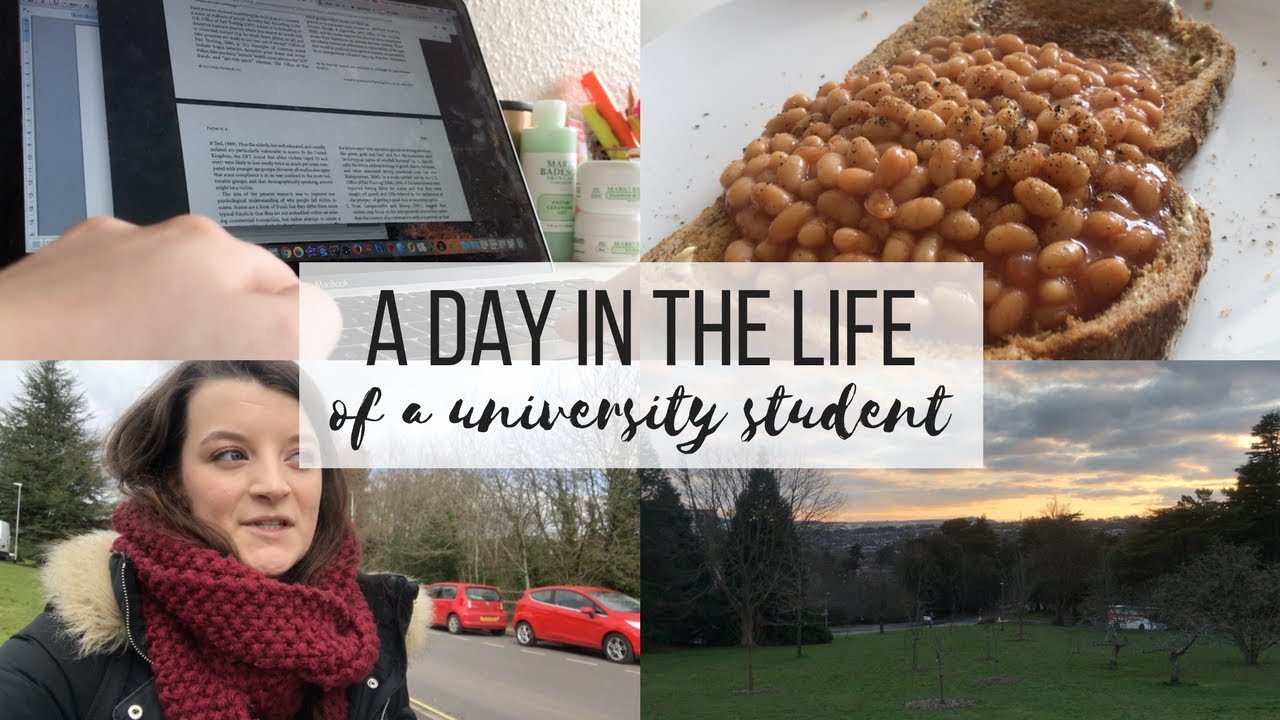 A DAY IN THE LIFE OF A UNI STUDENT // University of Exeter - YouTube