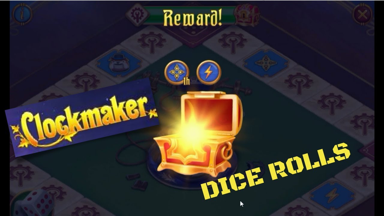 How to earn Dice rolls play and Rewards in Clockmaker game - YouTube