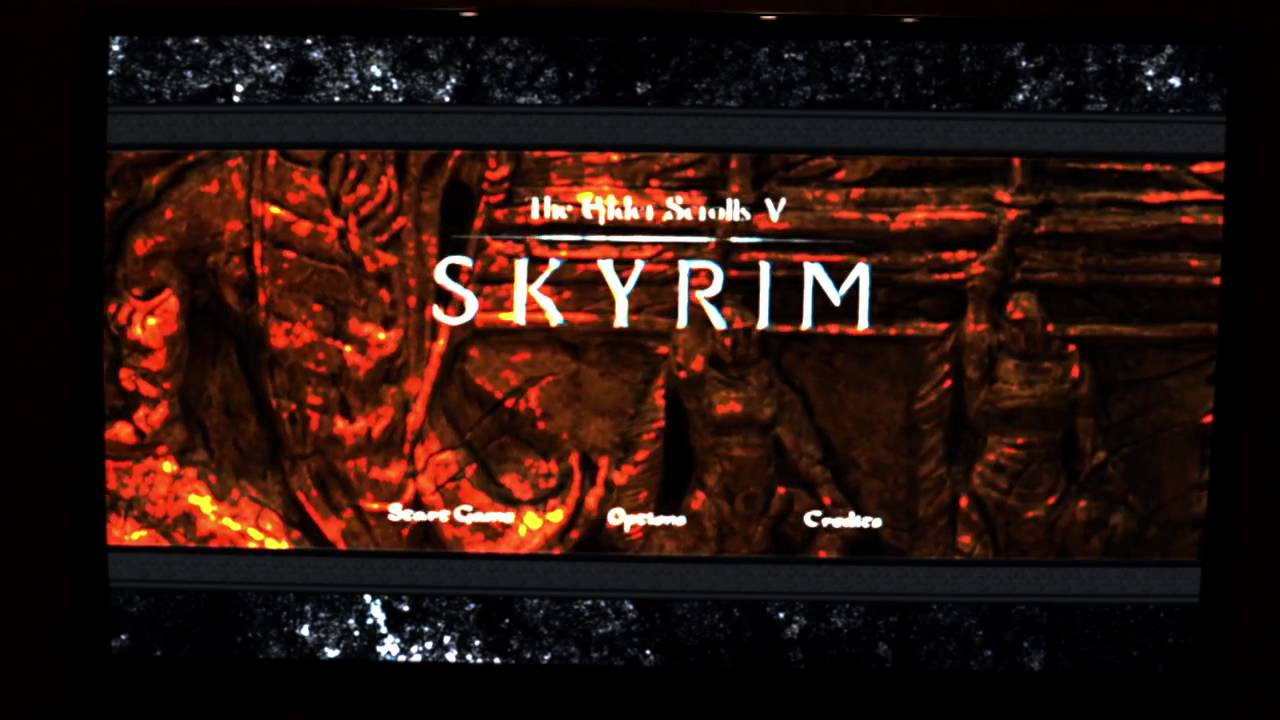 Elder Scrolls V: Skyrim MAIN MENU - YouTube