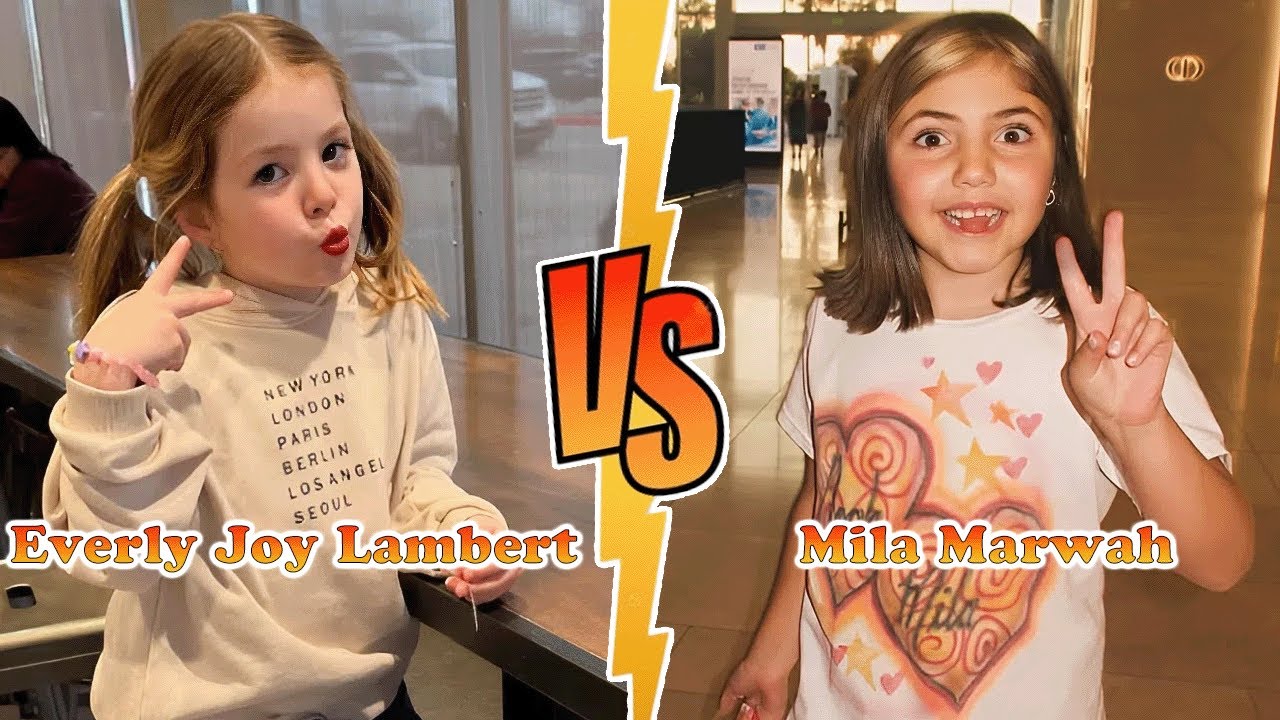Everly Joy Lambert VS Mila Marwah Transformation 👑 New Stars From Baby ...