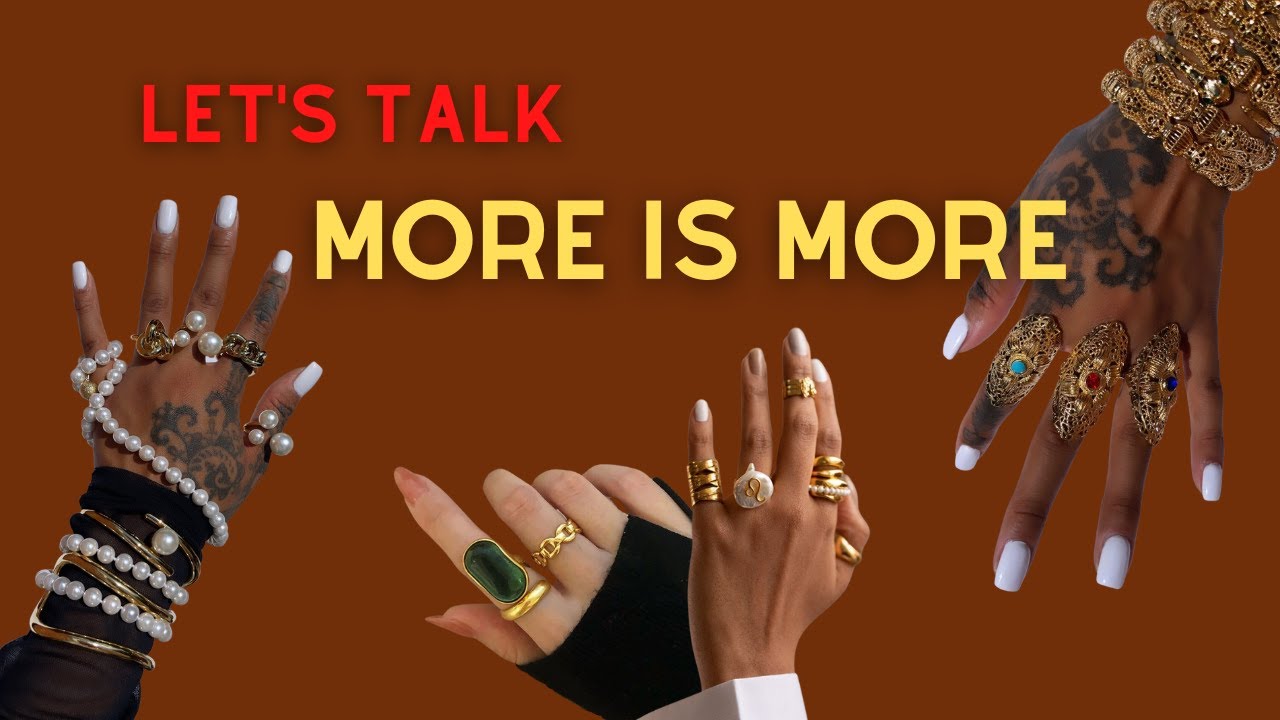 Let's Talk More Is More | the beauty of 'over' accessorising - YouTube