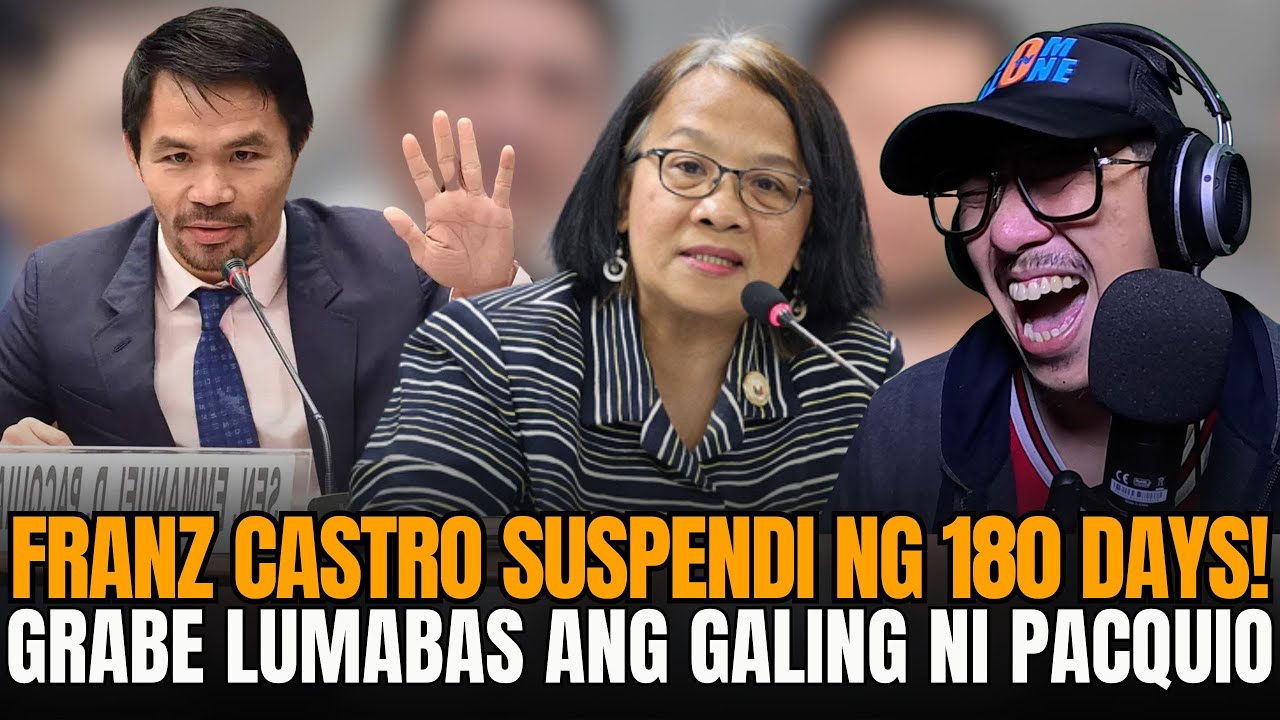 FRANZ CASTRO SUSPINDIDO NG 180 DAYS! PACQUIO LUMABAS ANG GALING! - YouTube