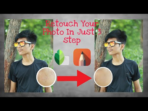 Retouch Your Photo In Just 3 Step | SketchBook | Snapseed | TECHNICAL EDITZ VEER | - YouTube