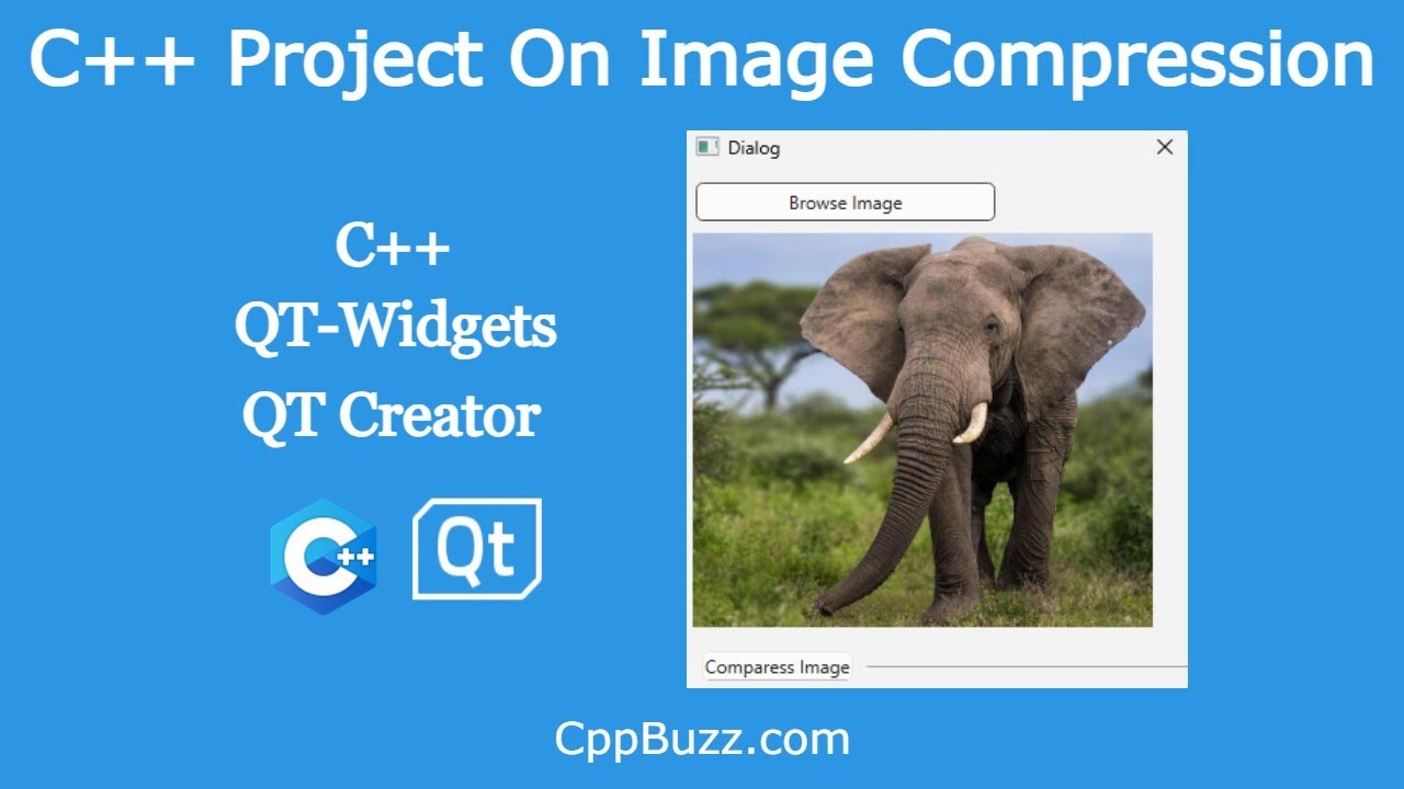 C++ Project on Image Compression using QT Framework | Cppbuzz.com - YouTube