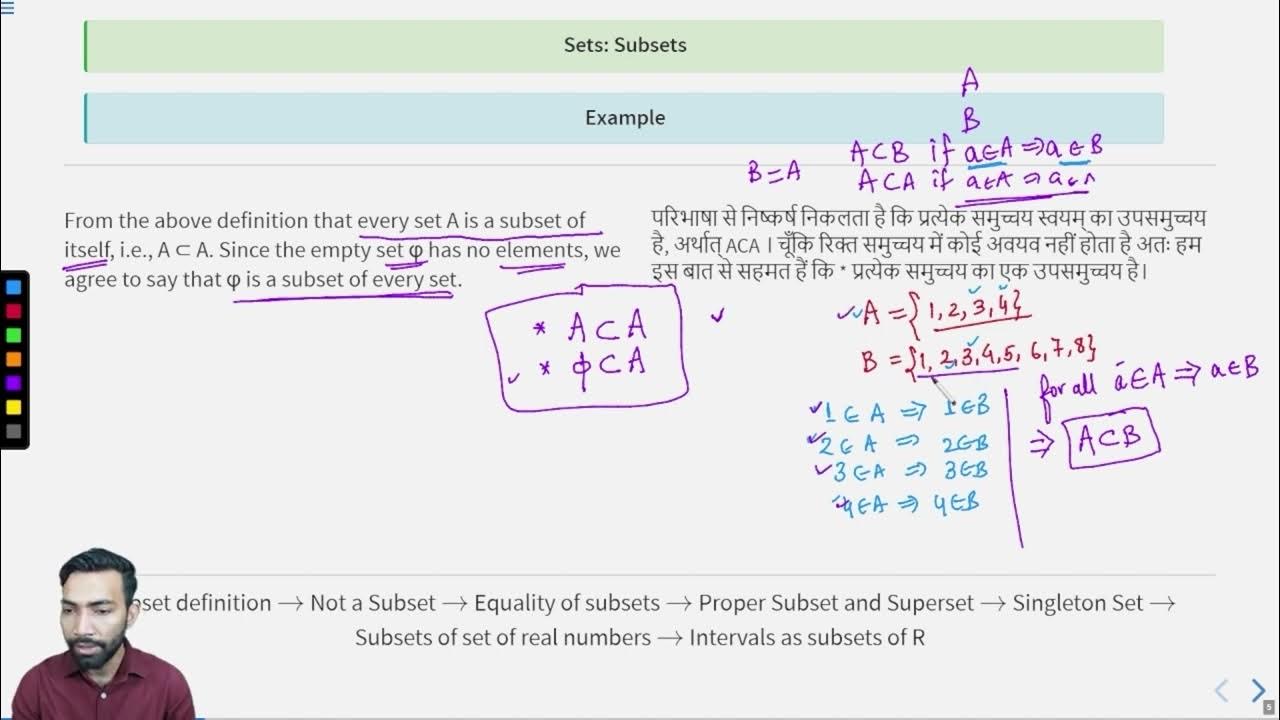 Sets (Theory Part 3) #SATHEE_ENGG #swayamprabha #engineeringexams - YouTube