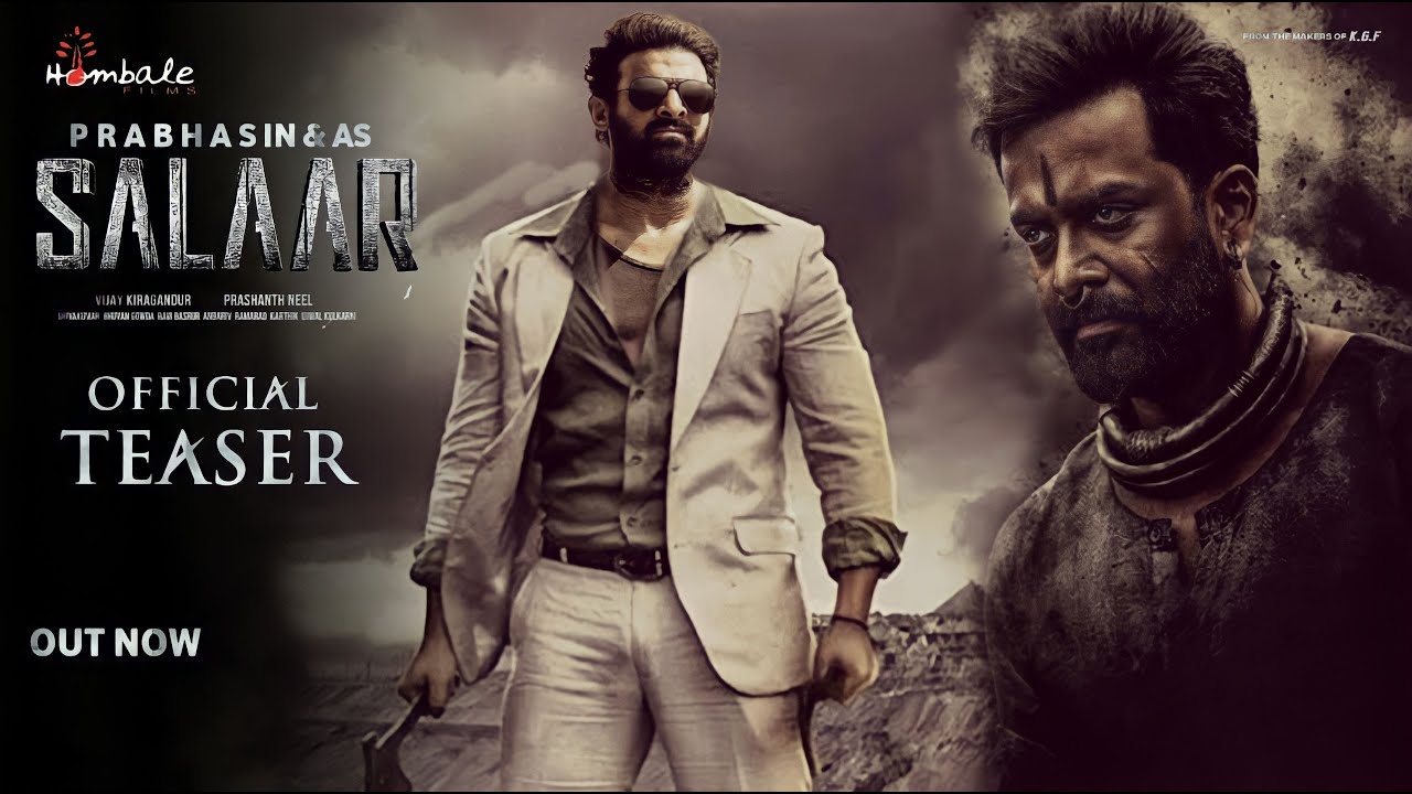 Salaar - Prabhas Intro First Look Teaser | Salaar Official Teaser ...