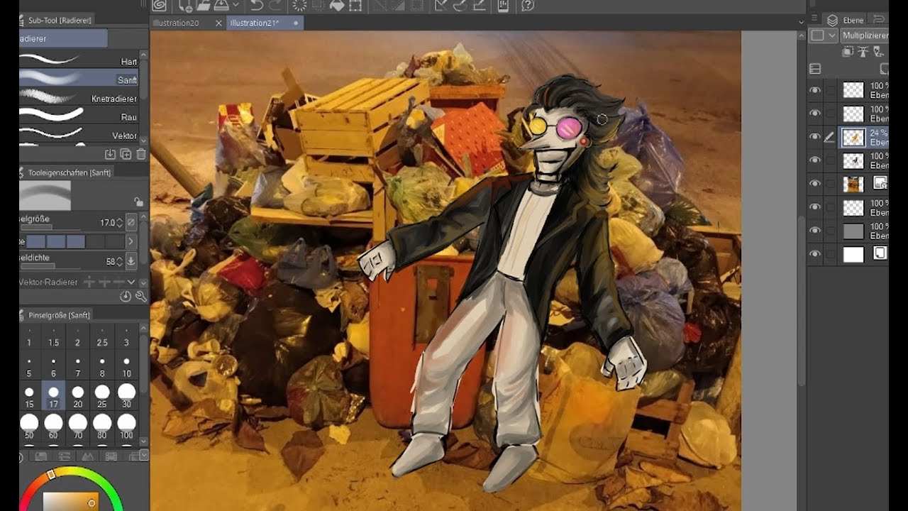 Spamton laying on【GARBAGE】☏📉 - YouTube