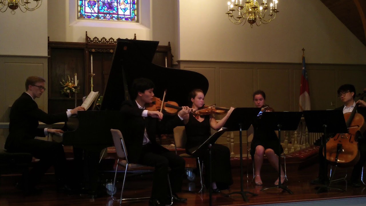 Schumann- Piano Quintet, mvmt. ii. Sam Hollister, piano - YouTube