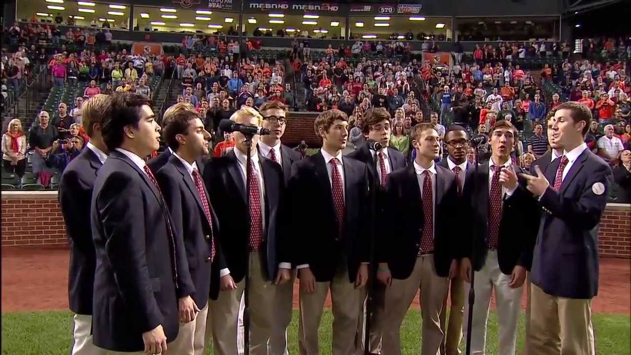 Baltimore Orioles National Anthem Performance - Colgate 13 - YouTube
