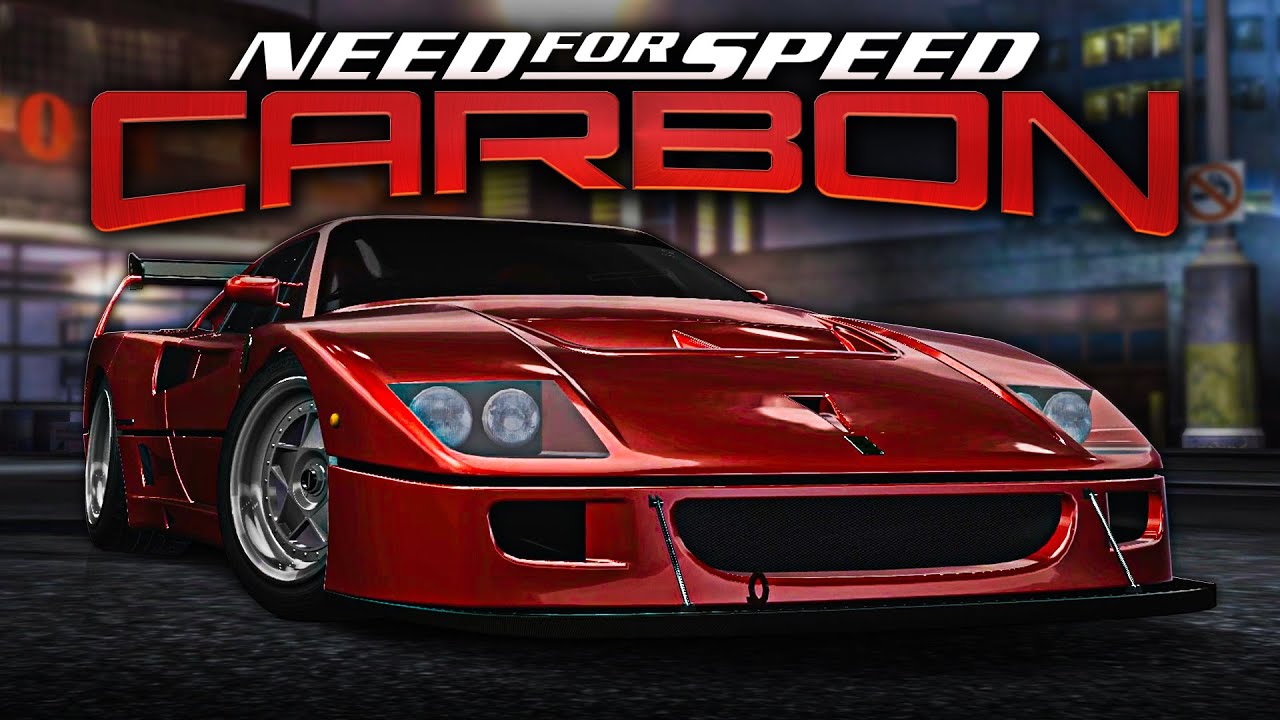 NFS Carbon | Ferrari F40 LM Mod Gameplay [1440p60] - YouTube