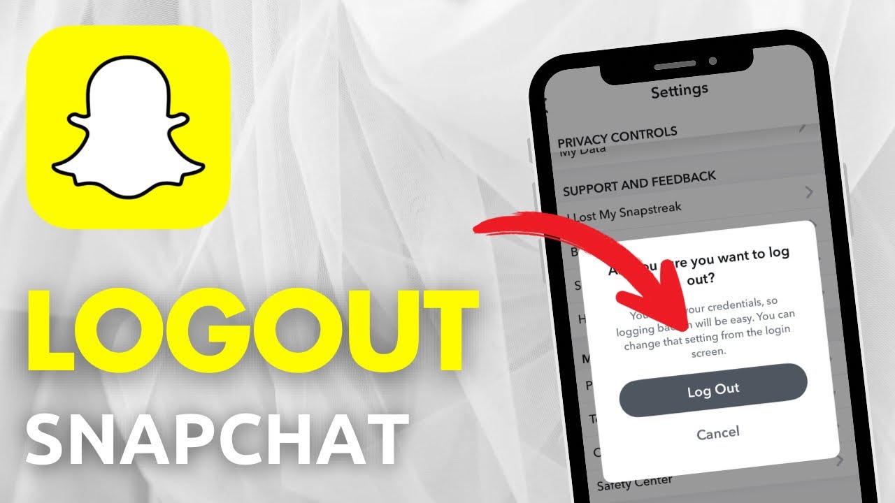 How to Logout Snapchat Account (EASY!) - YouTube