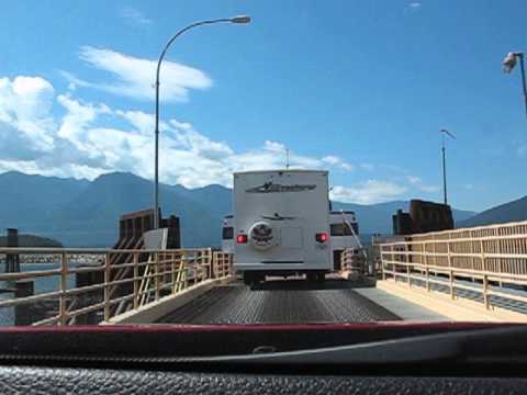 Kootenay Lake ferry to Balfour, Part 1 - YouTube