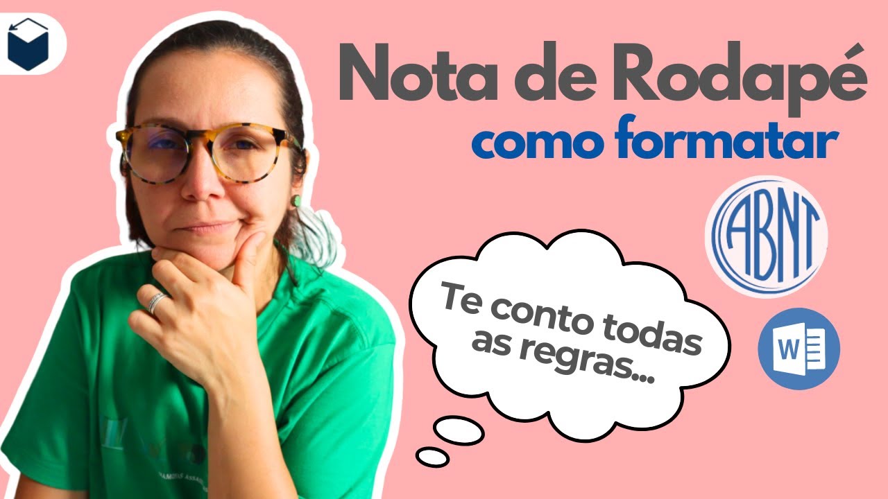 Como formatar Notas de Rodapé pelas Normas ABNT - YouTube