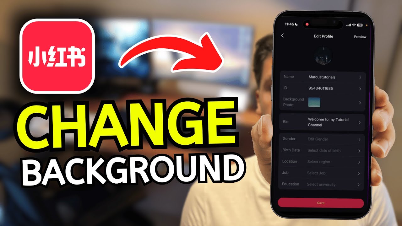 How to Change Background on RedNote - Edit BG in RedNote - YouTube