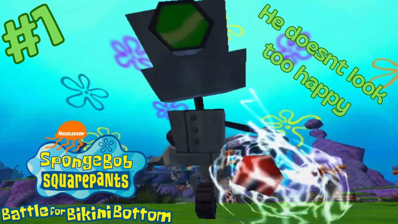Spongebob Squarepants BFBB 100% Playthrough Part 1 Ahhhh! Robots! - YouTube