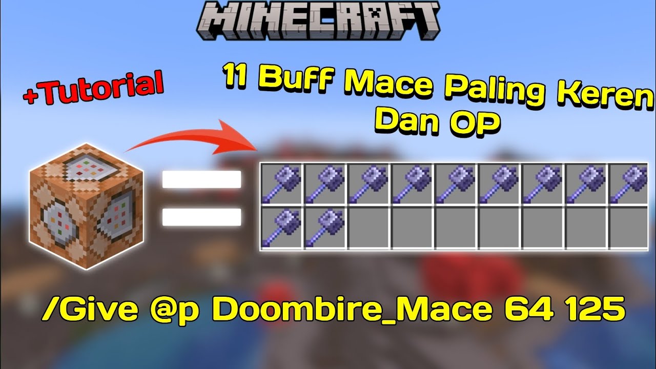 Akhirnya!!! Ini dia 11 Mace Paling OP dan Keren Minecraft!!! #minecraft ...