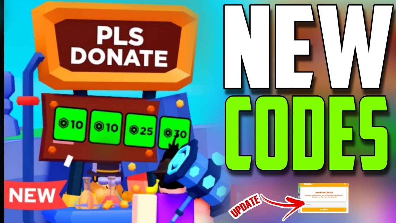 [UPD ⚠️]* ALL NEW PLS DONATE CODES MARCH 2025 💸 | FREE ROBUX CODES 💰 ...