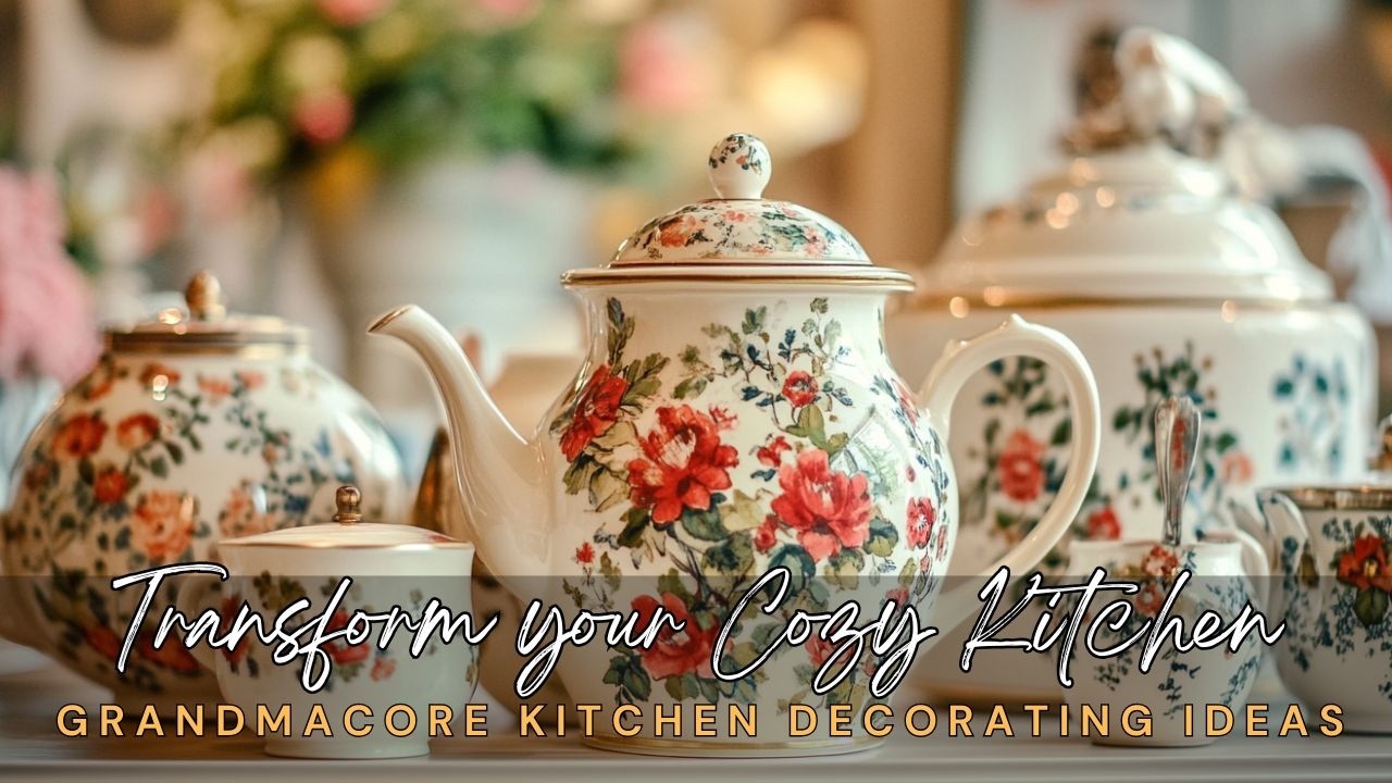 Transform your Cozy Kitchen with Charming Grandmacore Kitchen ...