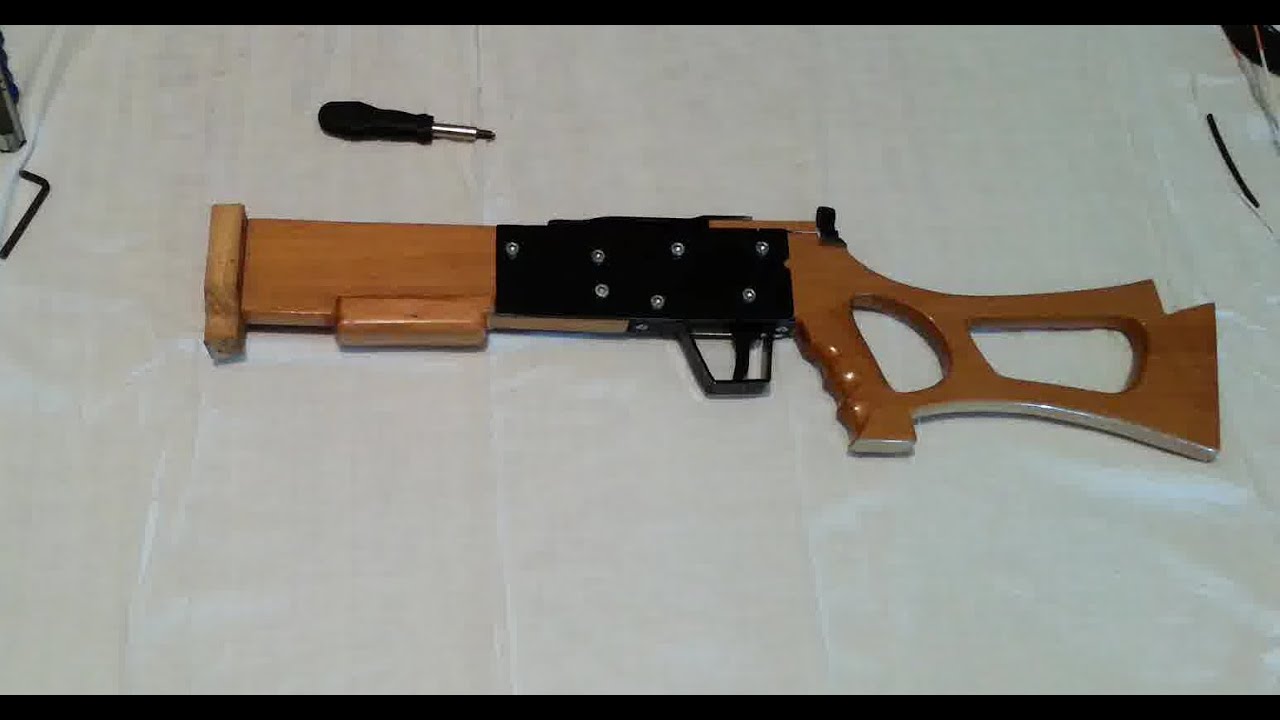 Homemade PVC Mini Crossbow Part 1 - YouTube