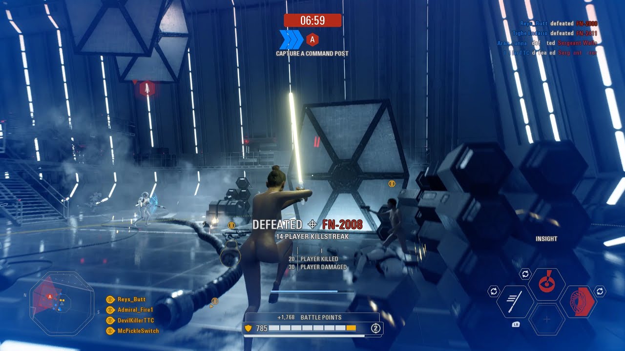 (18+) SWBF2 - Nude Rey Skywalker's Assault on Starkiller Base [1080p ...